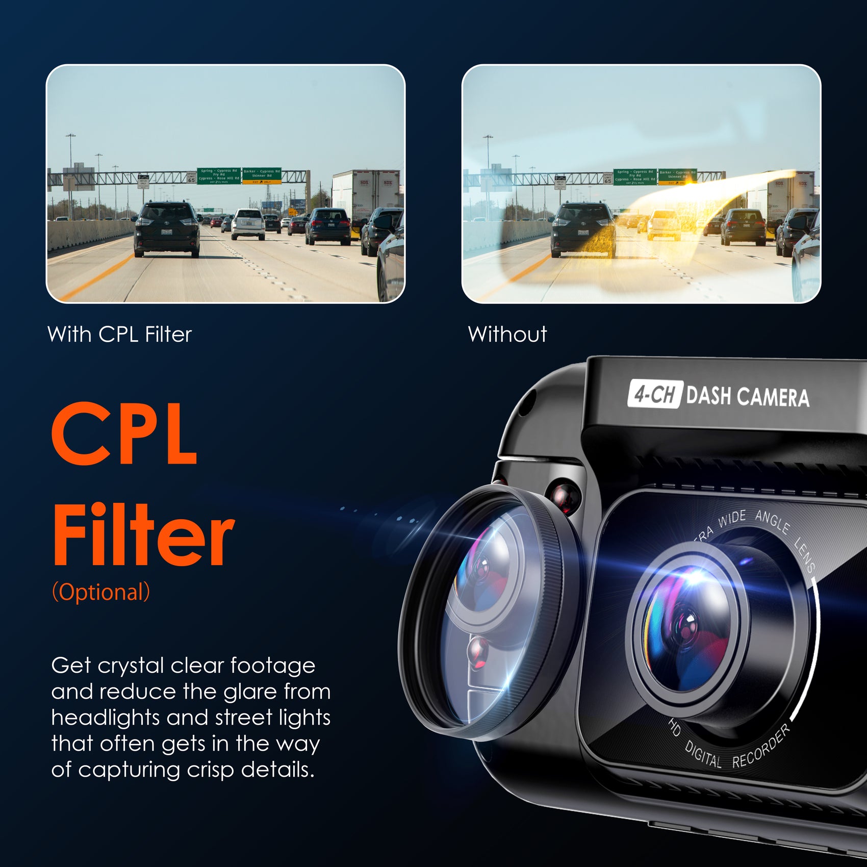 Rexing R4 4 Channel Dash Cam W/ All Around 1080p Resolution, Wi-Fi, an ...