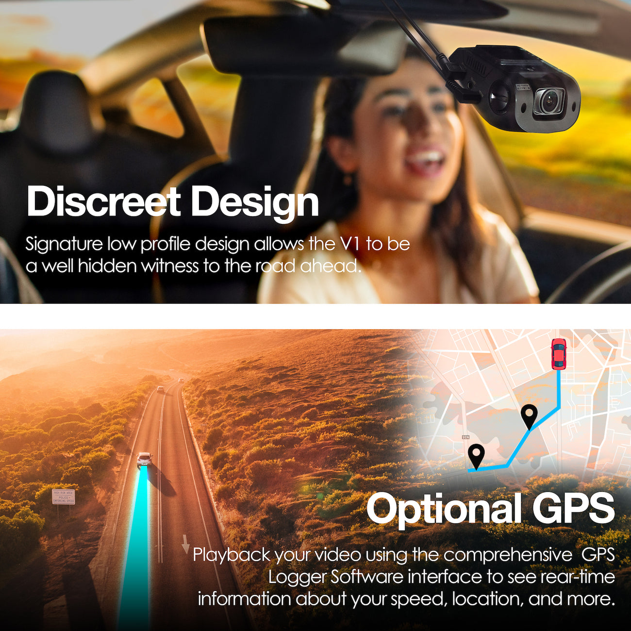 Rexing V1-4K Ultra HD Car Dash Cam with Wi-Fi - Rexing