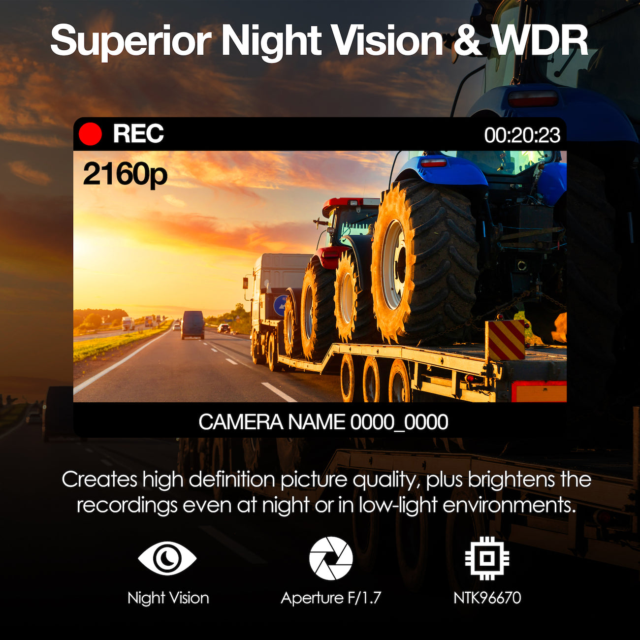 Rexing V1-4K Ultra HD Car Dash Cam with Wi-Fi - Rexing